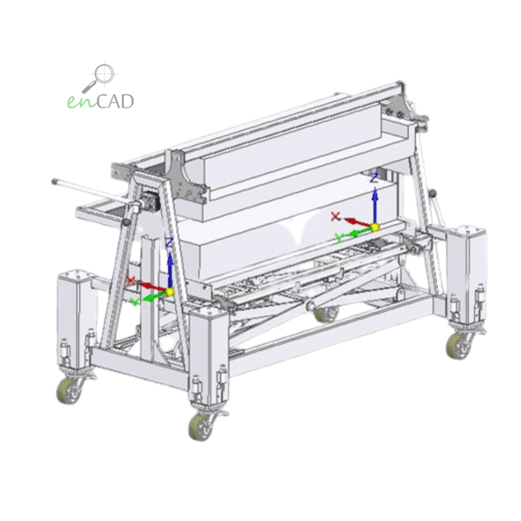 Rubber sheet separator | Machine design | enCAD Technologies